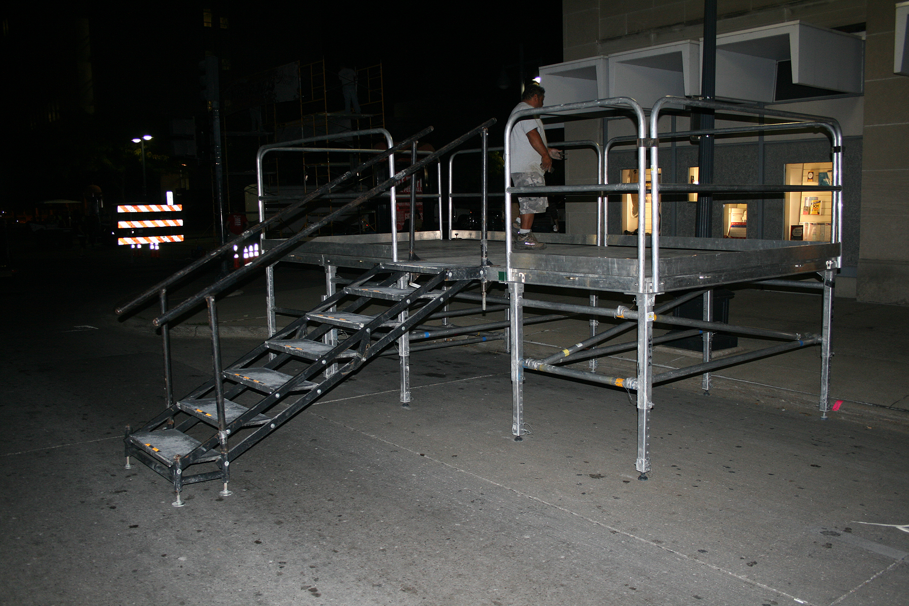 8' x 16' Marching band directors podium rental: Iowa | Stage